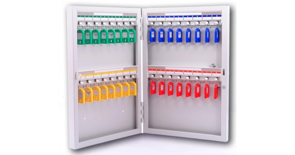 Buy Chrome Key Control Cabinet 8702 (32 Keys) - Colour Coded, Wall ...