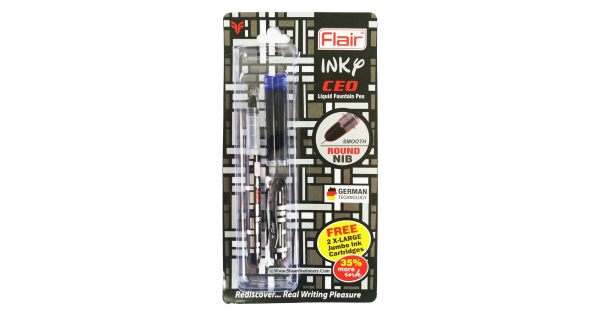 Buy Flair Inky CEO Ink Pen | Fountain Cartridge Pen - Blue Ink online ...