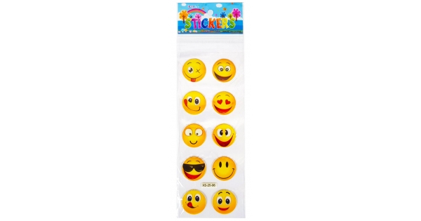 Buy Smiley Stickers|3D Embossed, Water Proof online @ ShaanStationery ...