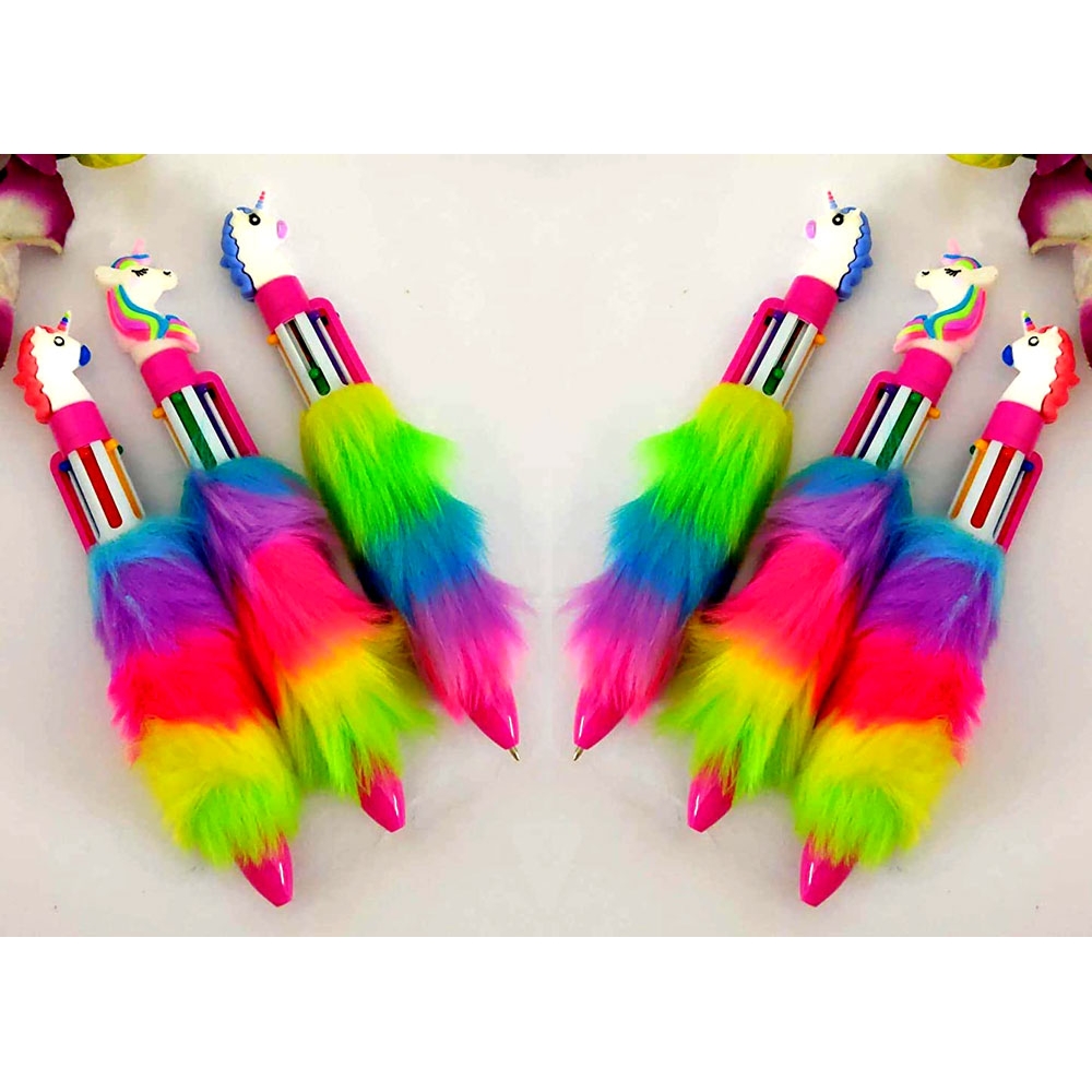 Buy Unicorn Fancy 6 in 1 Fur Pen for Gifting | Return Gift online ...