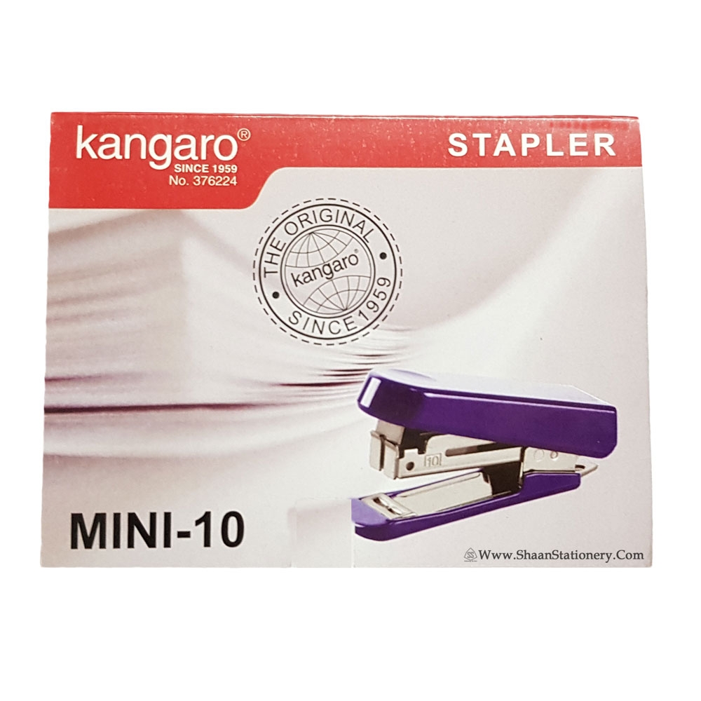 Buy Kangaro Mini Stapler MINI-10 for School Kids | Manual, No.10 Pin ...